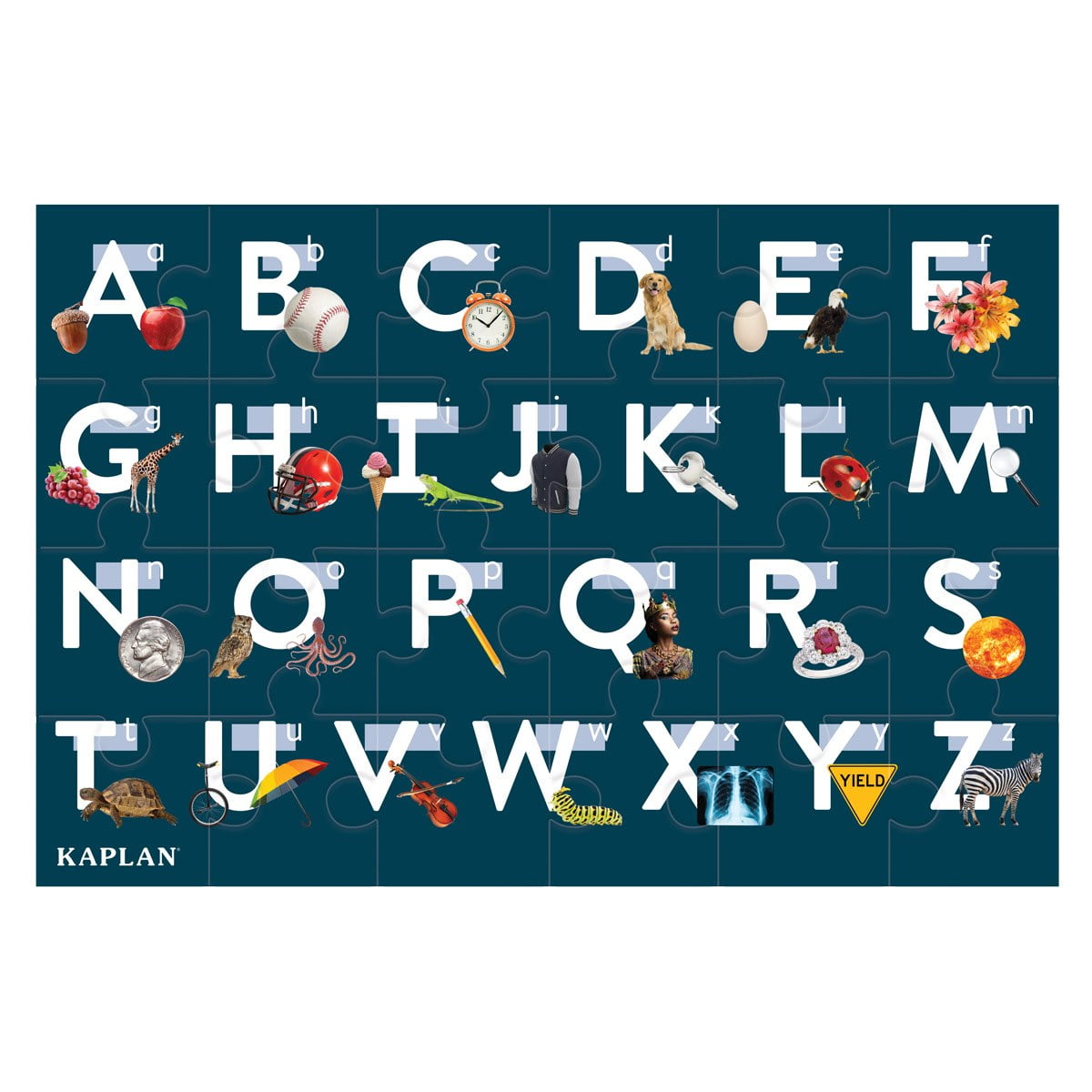 Kaplan Early Learning Company Alphabet Floor Puzzle - 24 Pieces ...