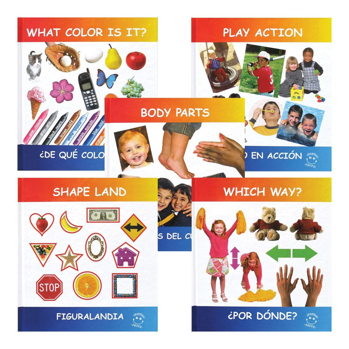 Kaplan Early Learning Company Bilingual Picture Books Set 1 - Set of 5 ...