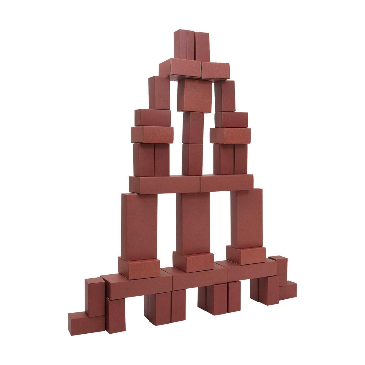 Kaplan Early Learning Jumbo Brick Blocks - 40 Pieces - Walmart Business ...