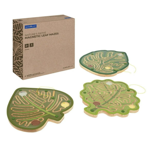 Kaplan Early Learning Company Nature's Paths Magnetic Leaf Mazes - Set of 3 - Walmart.com