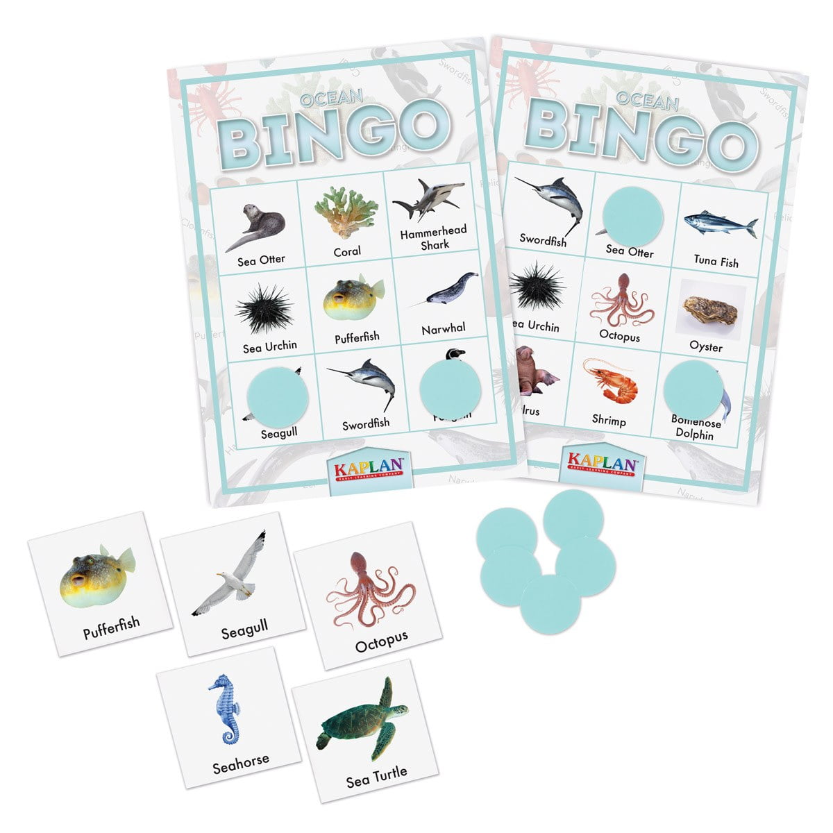 Kaplan Early Learning Company Kaplan Ocean Bingo Learning Game ...