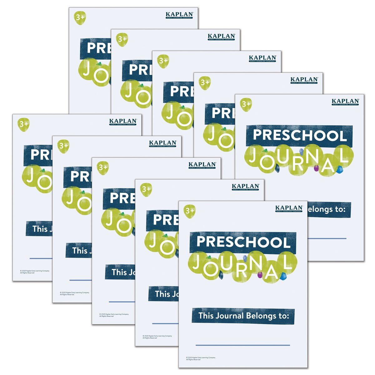 Kaplan Early Learning Company Preschool Journals - Set of 10 - Walmart ...