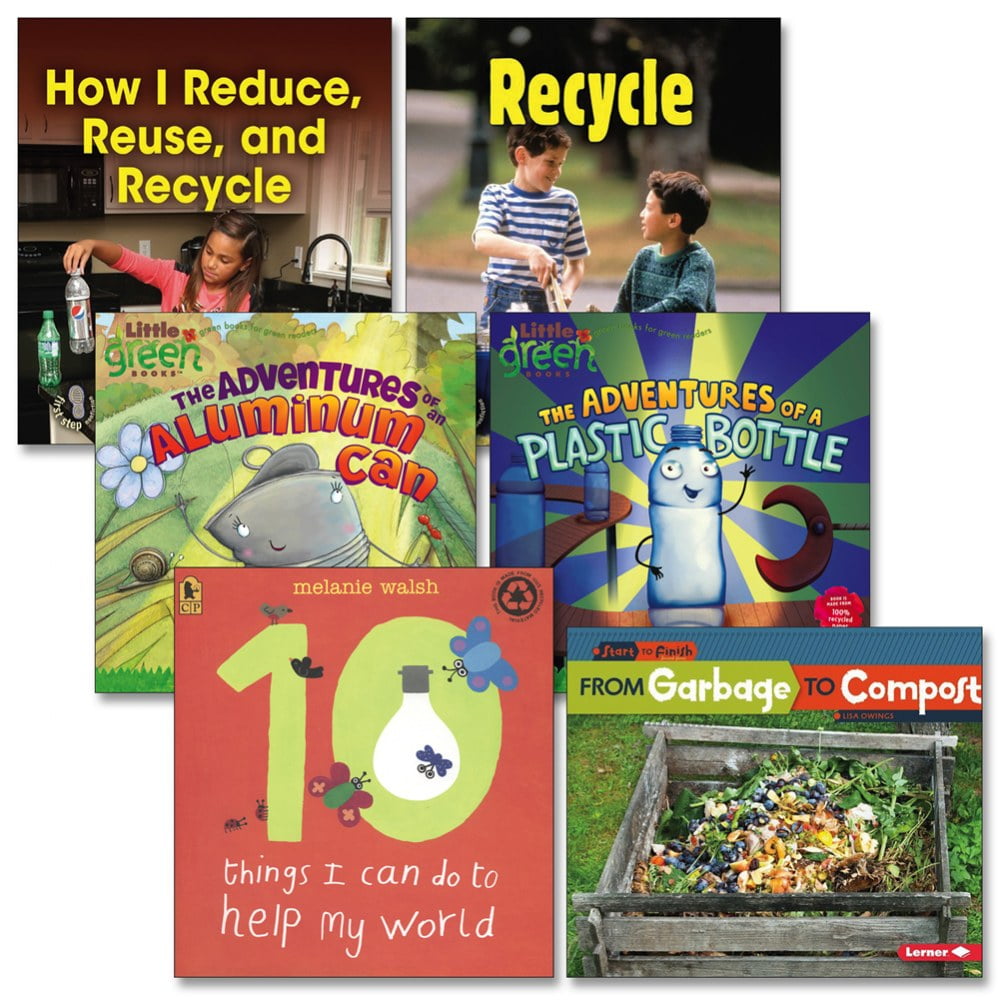 Kaplan Early Learning Reduce Reuse Recycle Books - Set of 6 - Walmart.com
