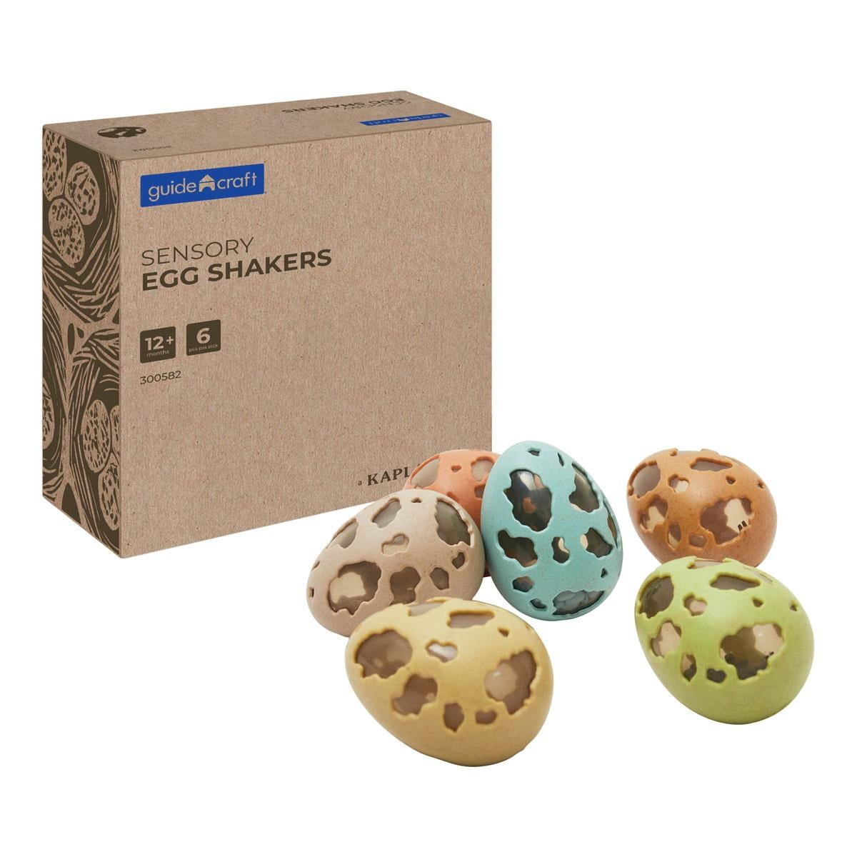 Kaplan Early Learning Company Sensory Egg Shakers - Set of 6 - Walmart.com
