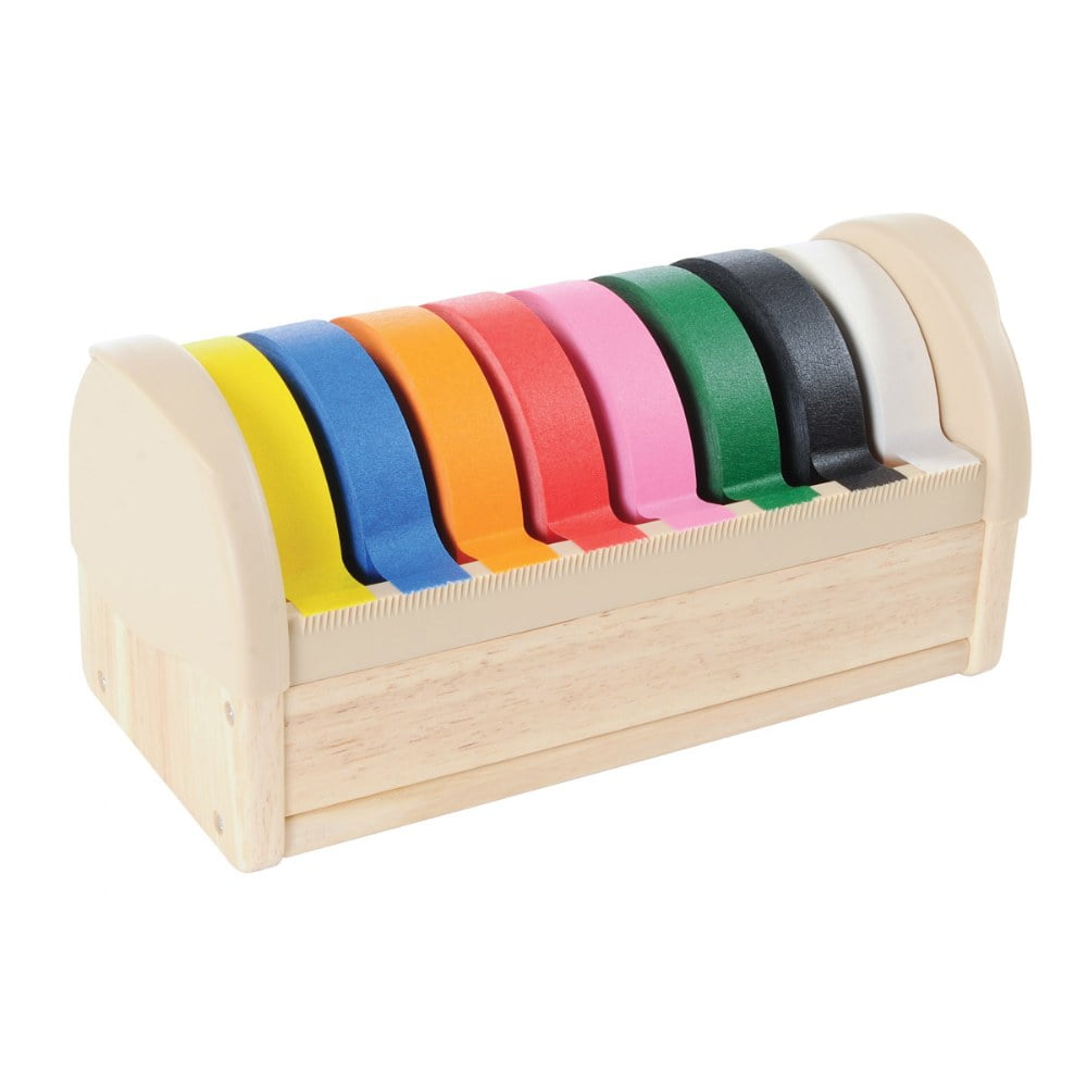 Kaplan Early Learning Company Tape Dispenser with 8 Rolls of Tape ...
