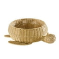 Kaplan Early Learning Company Turtle Washable Wicker Floor Basket ...