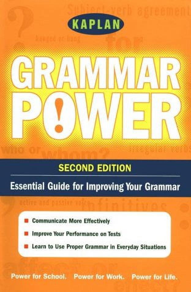 Pre-Owned Kaplan Grammar Power : Empower Yourself! Grammar Skills for ...
