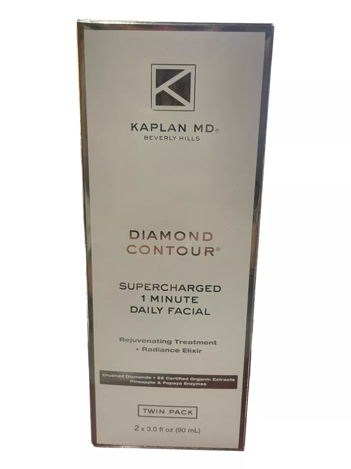 Kaplan MD Diamond Contour SuperCharged 1 Min. Daily Facial TWIN PACK(2x ...