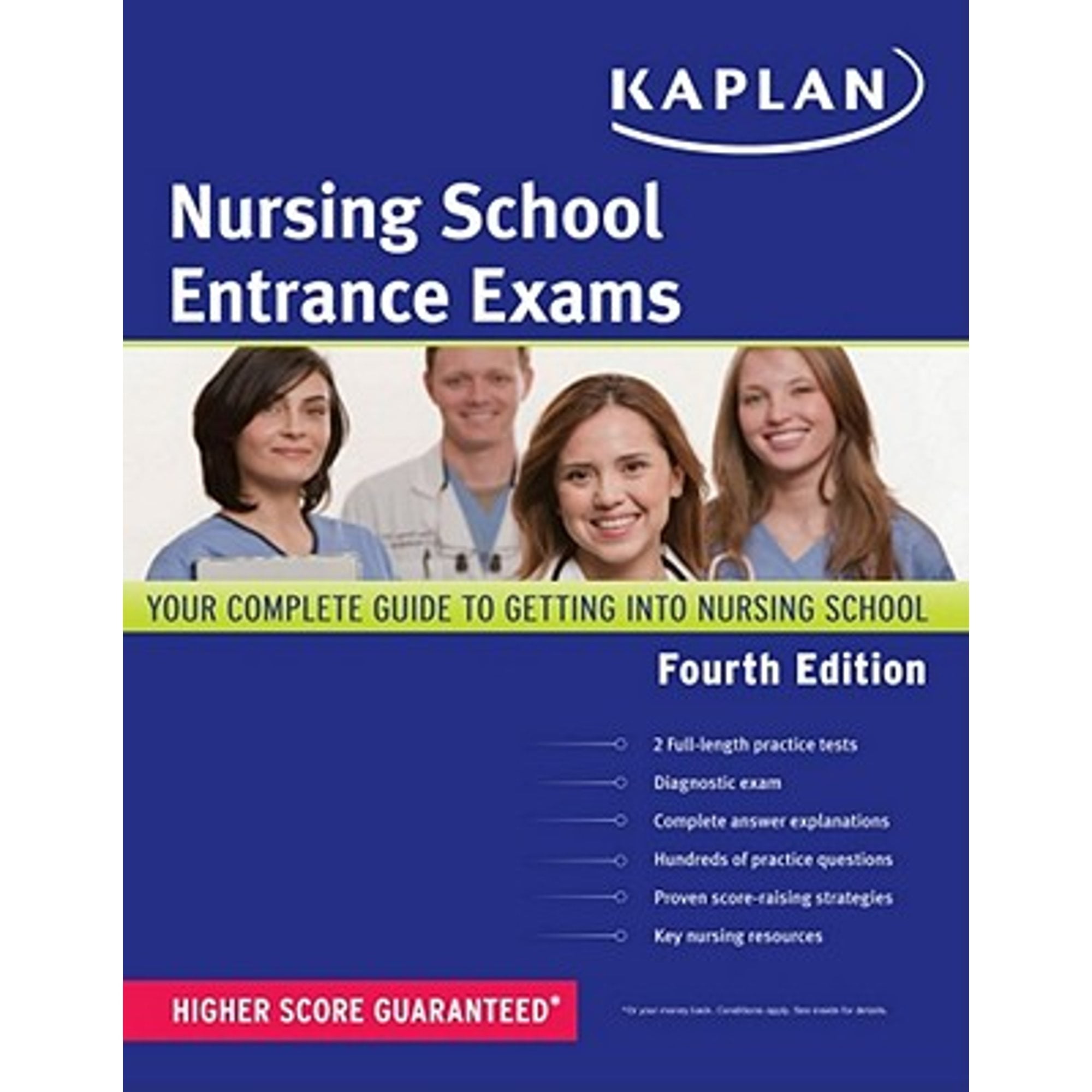 Kaplan Nursing School Entrance Exams (Paperback) by Kaplan (Creator ...