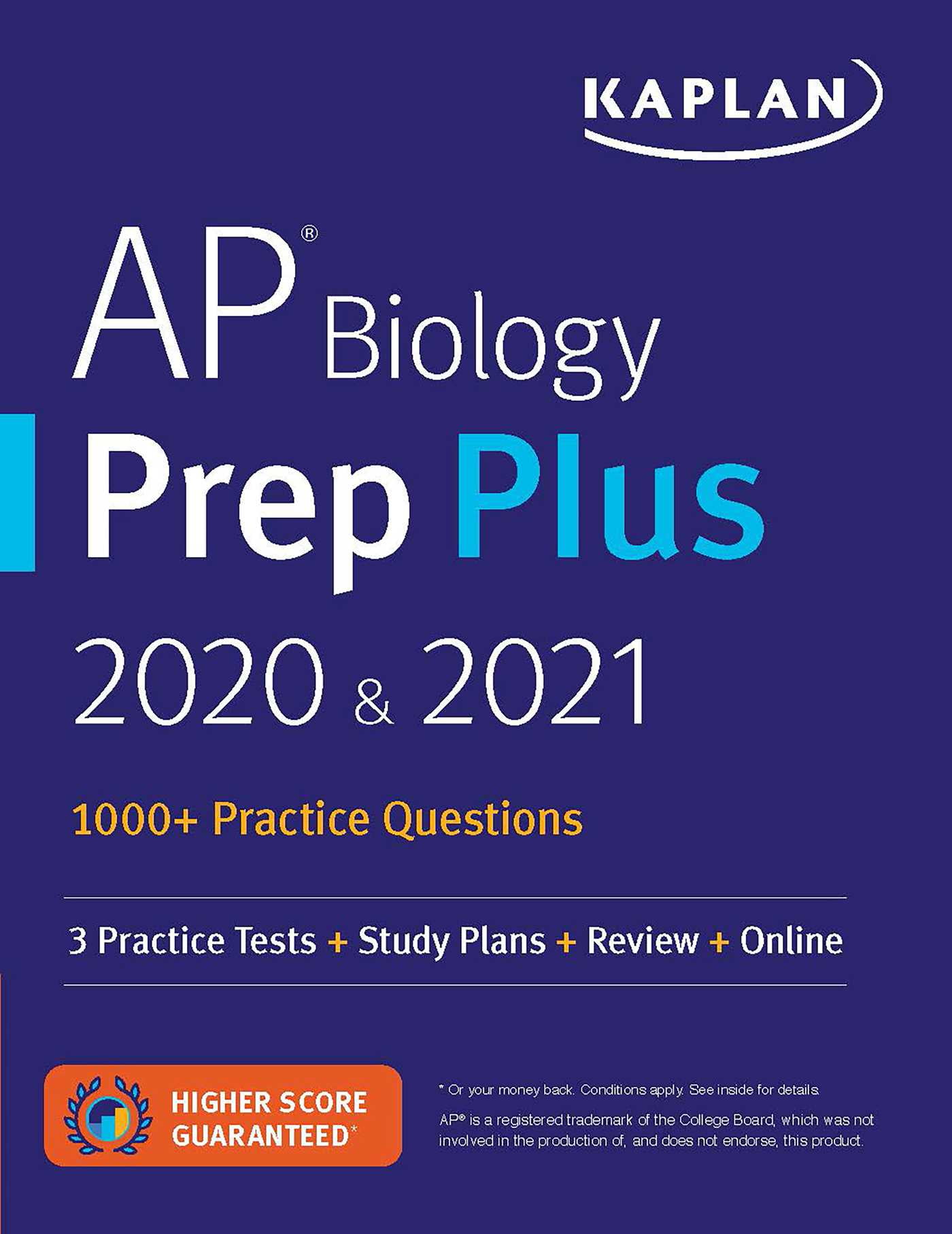Kaplan Test Prep: AP Biology Prep Plus 2020 & 2021 : 3 Practice Tests ...