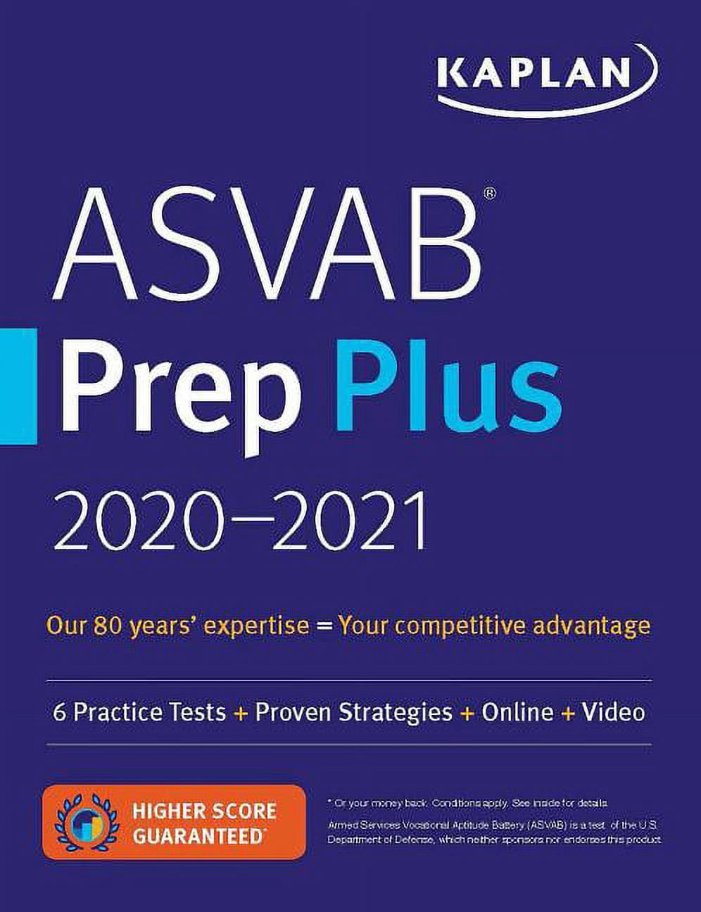 Kaplan Test Prep: ASVAB Prep Plus 2020-2021 : 6 Practice Tests + Proven ...