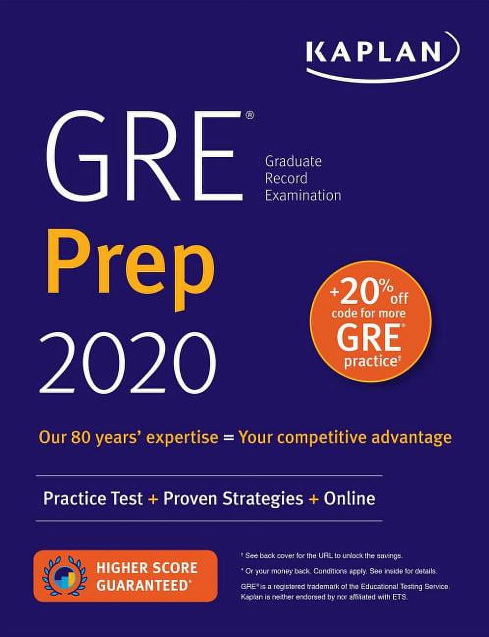 Kaplan Test Prep: GRE Prep 2020 : Practice Tests + Proven Strategies ...