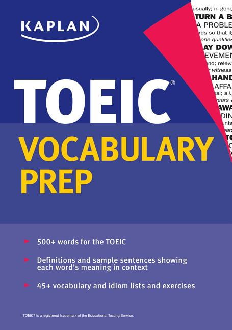 Kaplan Test Prep: Kaplan TOEIC Vocabulary Prep (Paperback) - Walmart.com