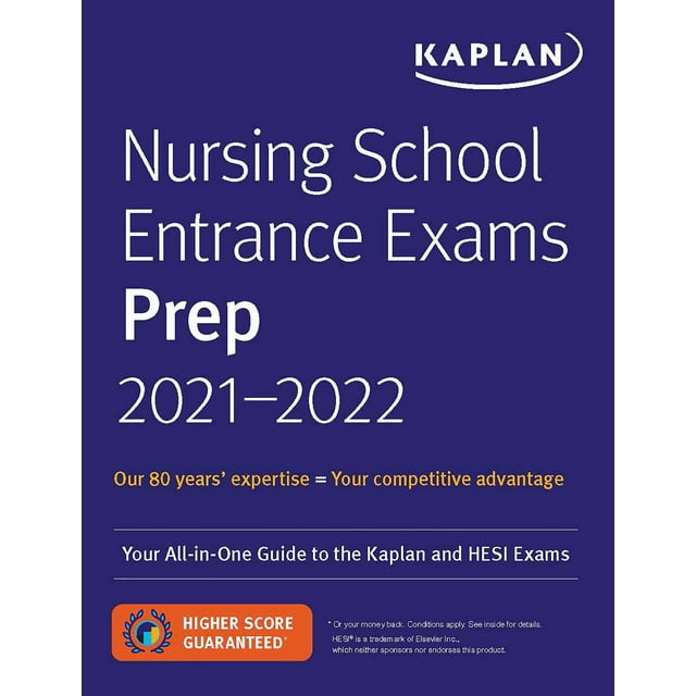 Kaplan Test Prep: Nursing School Entrance Exams Prep 2021-2022 : Your ...