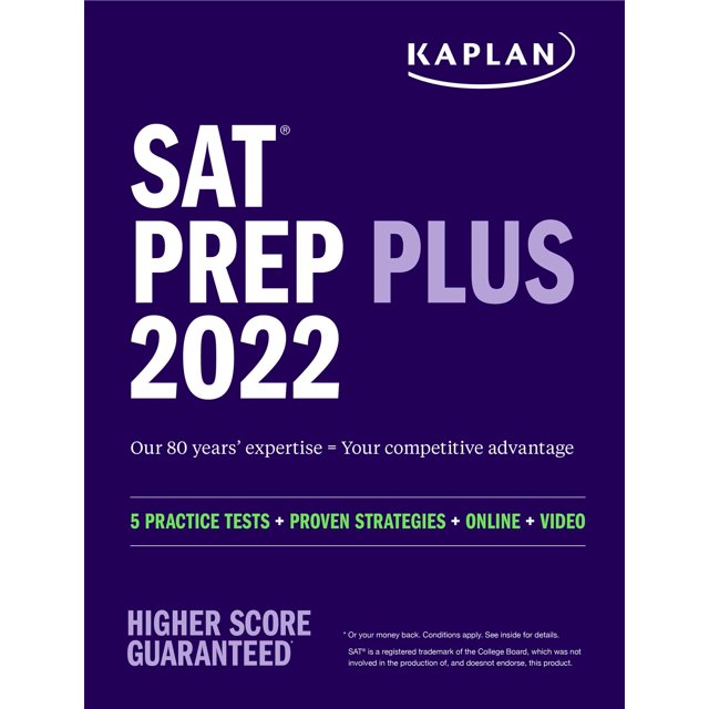 Kaplan Test Prep: SAT Prep Plus 2022 : 5 Practice Tests + Proven ...
