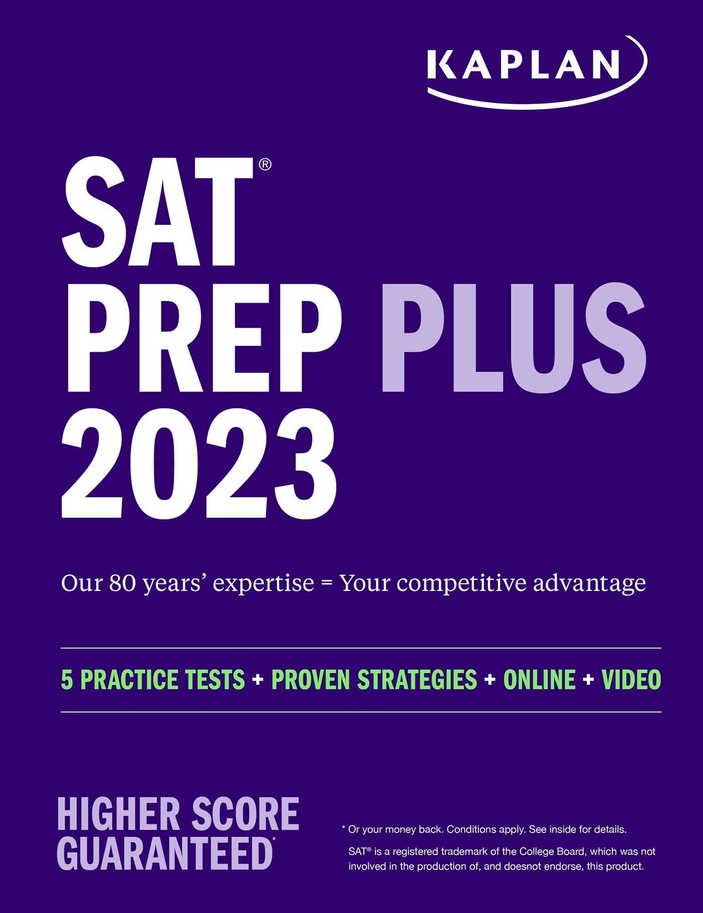Kaplan Test Prep: SAT Prep Plus 2023: Includes 5 Full Length Practice ...