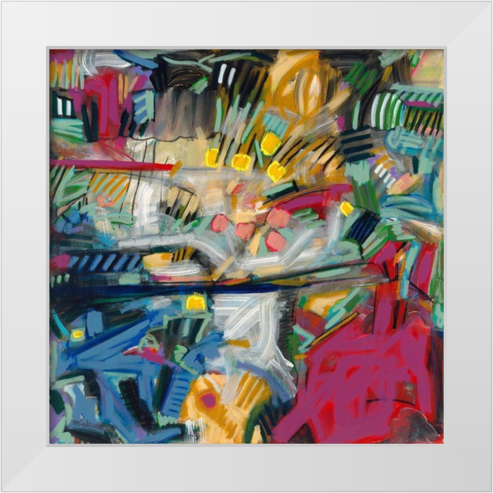 Kaplinsky, Matt 12x12 White Modern Wood Framed Museum Art Print Titled ...