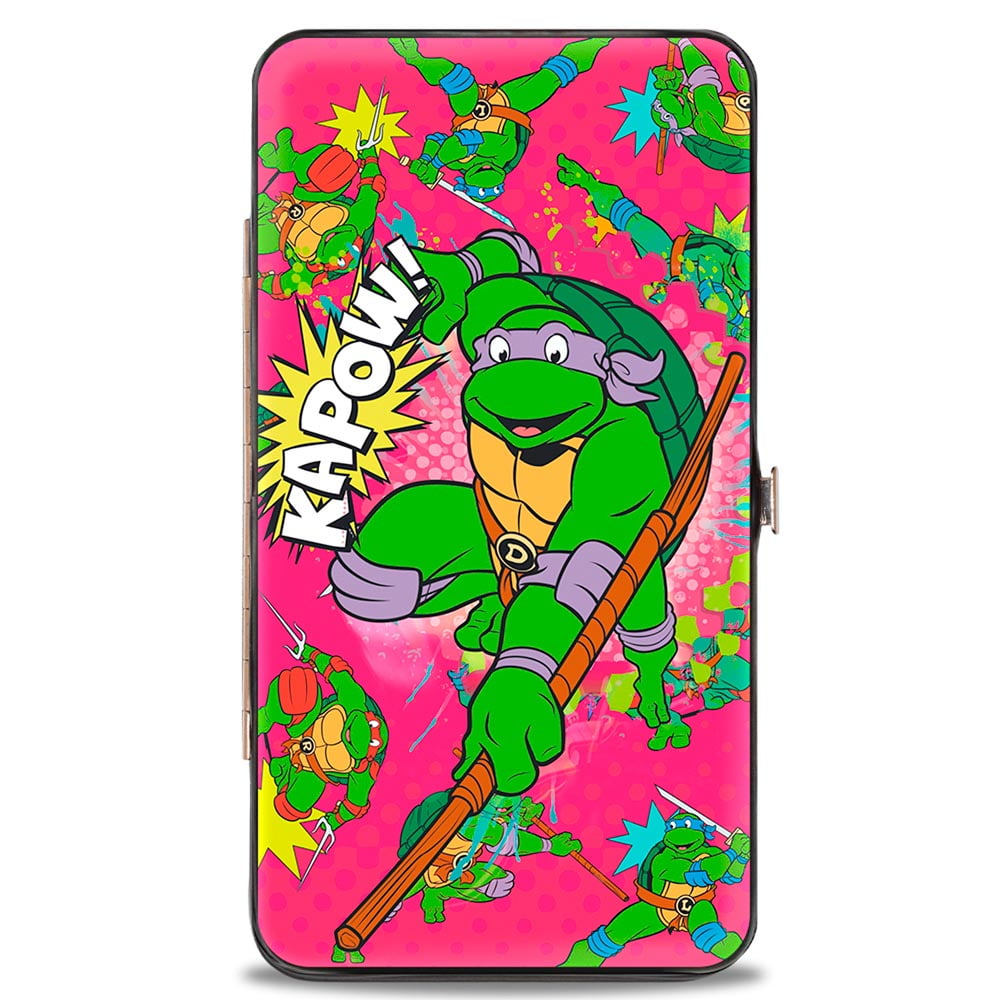 Nickelodeon Wallet, Hinged, Kapow Donatello Action Pose Turtle Action ...
