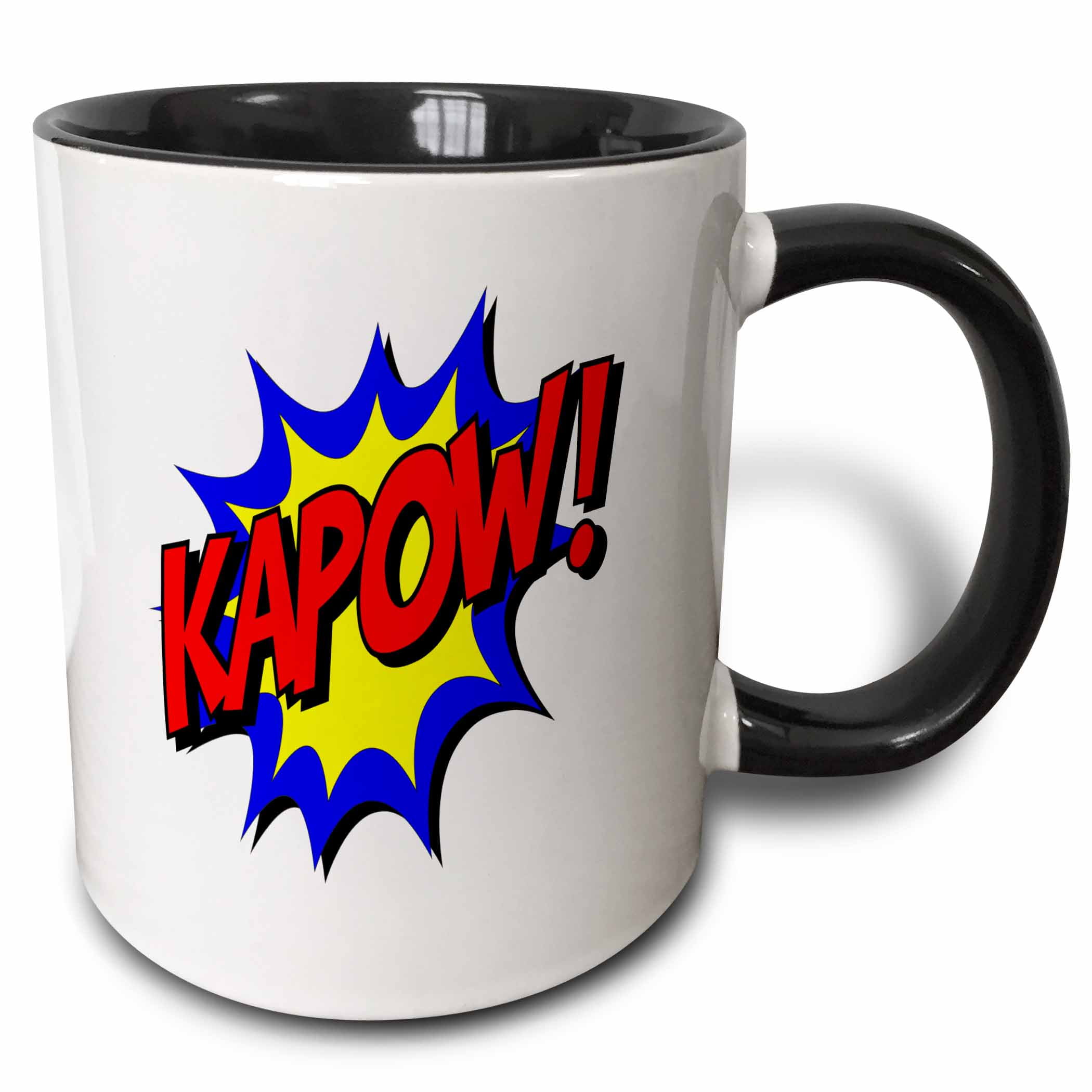 3drose, Kapow Superhero Fighting Punch Comic Strip Word 3drsmm, 15oz ...