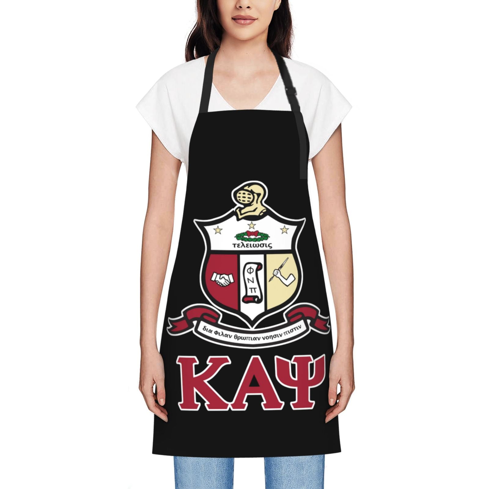Kappa Alpha Psi Apron Kitchen Chef Adjustable Tie-Belt Apron for Home ...