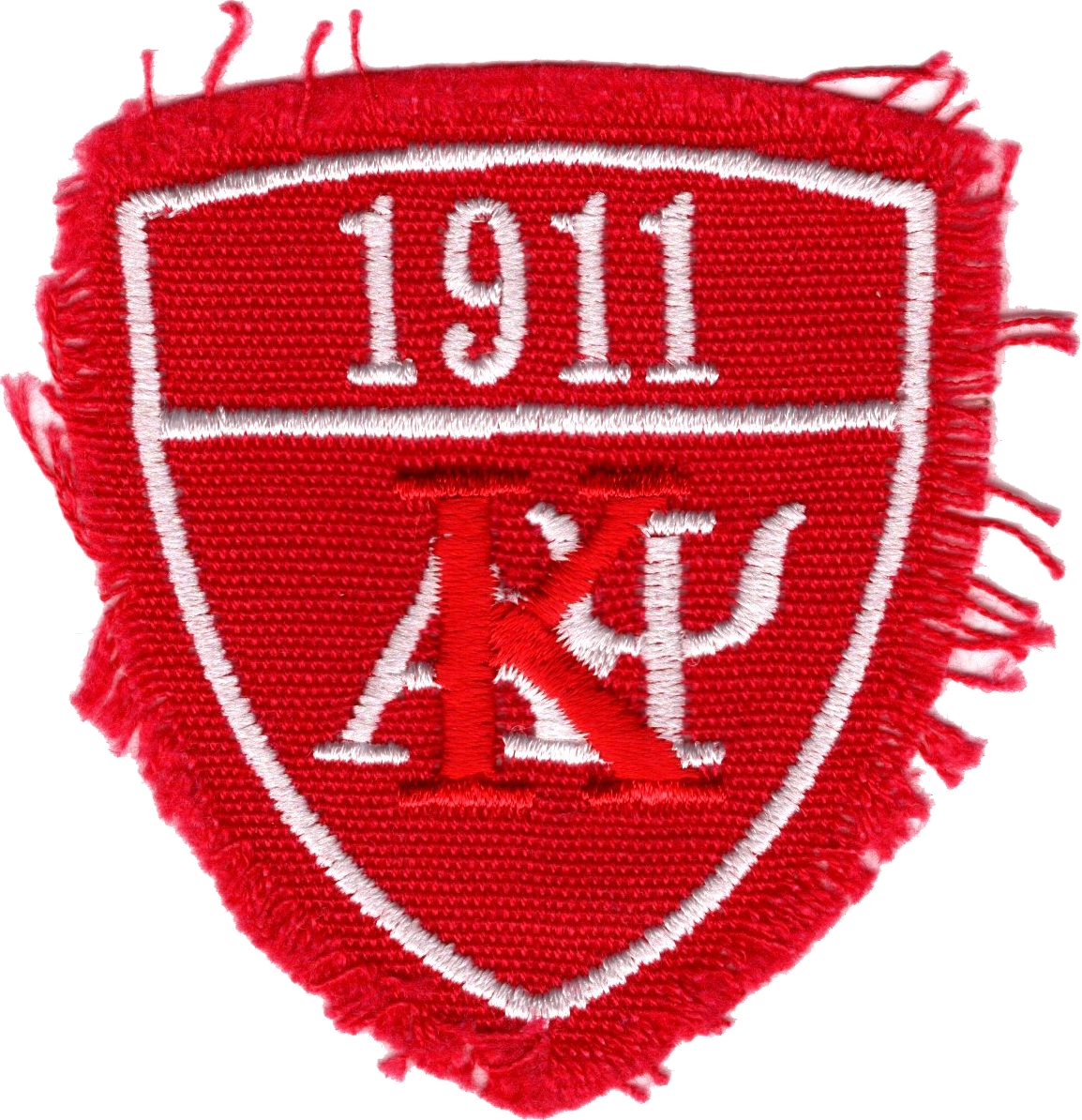 Kappa Alpha Psi Distressed Shield Iron-On Patch [Red - 3"] - Walmart.com