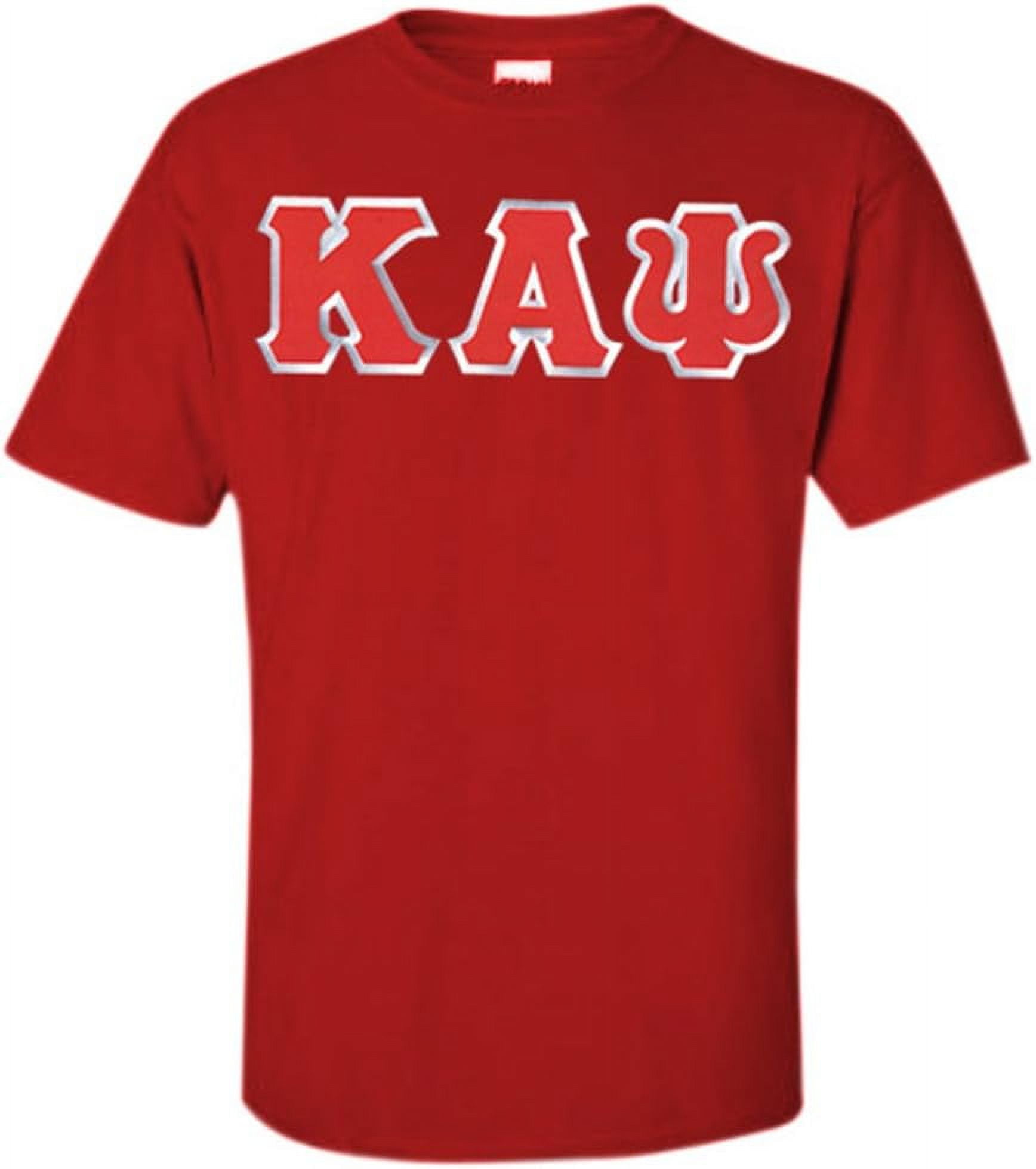 Kappa Alpha Psi Lettered T-Shirt Large Red - Walmart.com