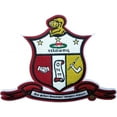 Kappa Alpha Psi Shield Chenille Sew-On Patch [Red - 10"T] - Walmart.com