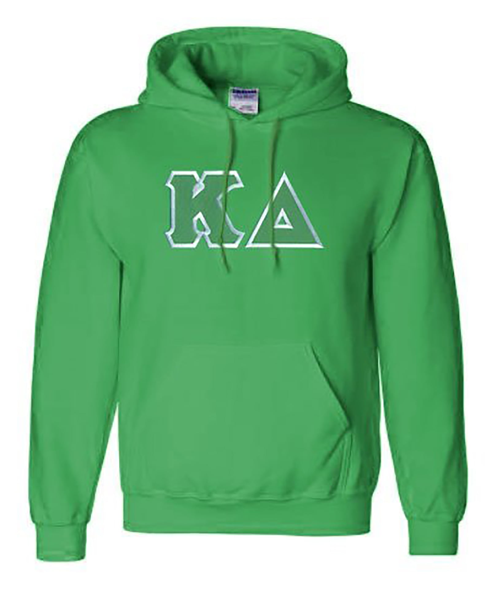 Kappa Delta Lettered Hooded Sweatshirt Large Irish Green - Walmart.com