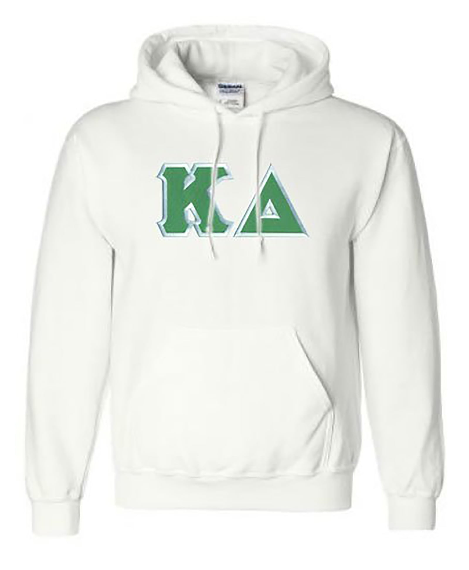 Kappa Delta Lettered Hooded Sweatshirt Large White - Walmart.com