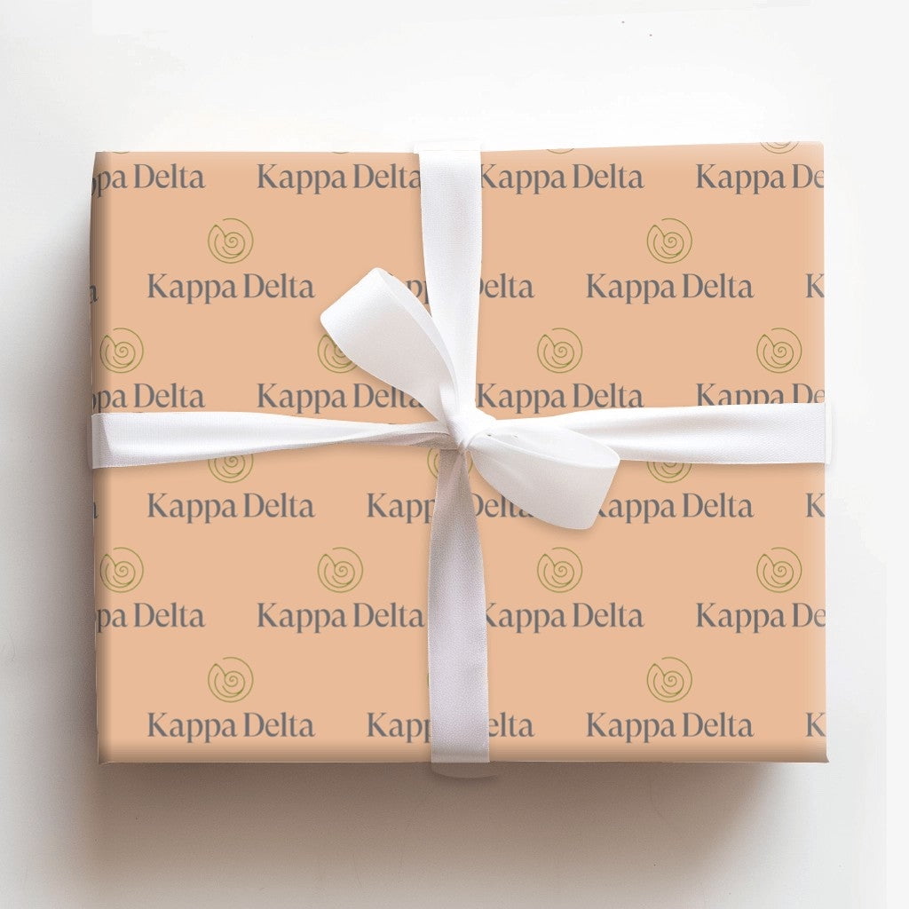 Kappa Delta Swirl Symbol Sorority Gift Wrapping Paper - Walmart.com