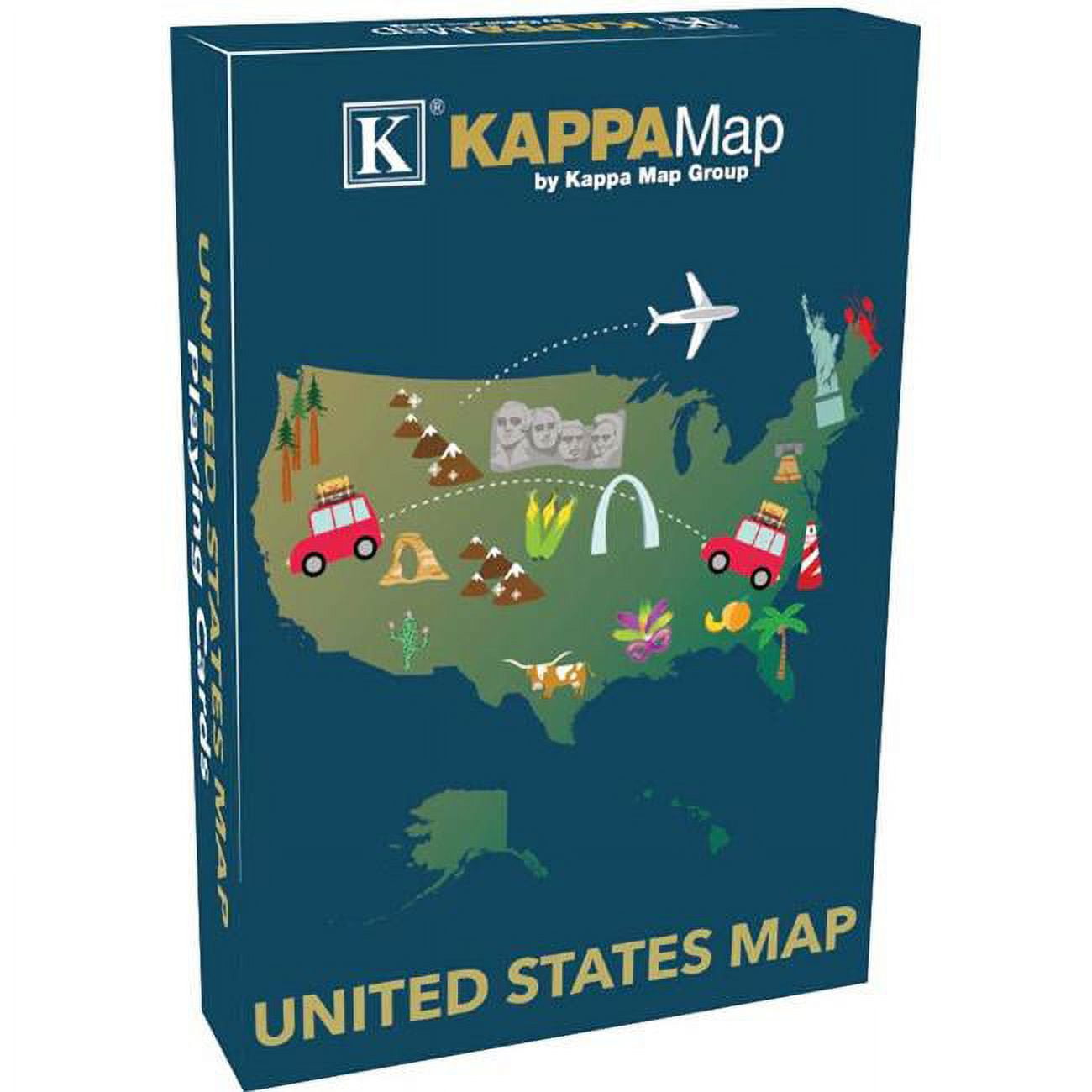 Kappa Map Group 22187 United States Map Playing Cards - Walmart.com
