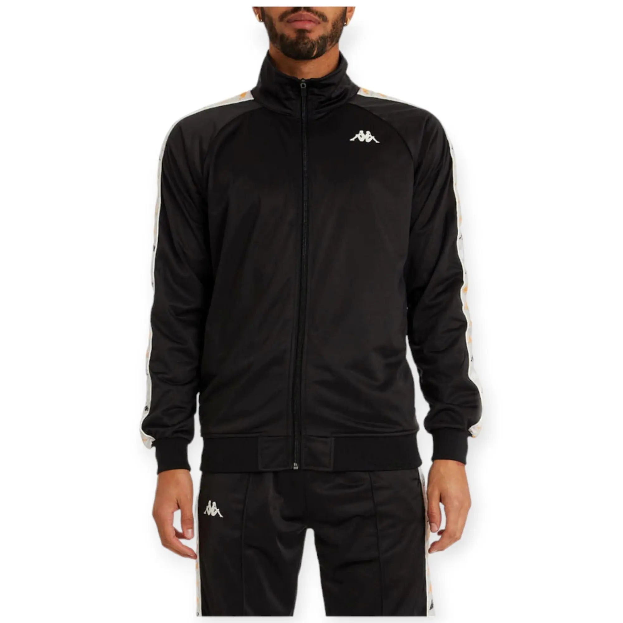 Kappa Men 222 Banda Dullo 2 Jacket (BLACK SMOKE-GREY) - Walmart.com