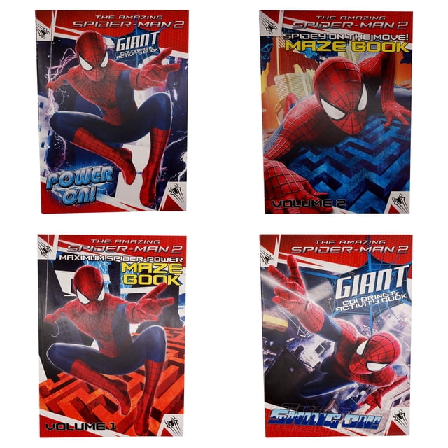 Kappa The Amazing Spider-Man Activity Books Collection (4 Pack) - Two ...