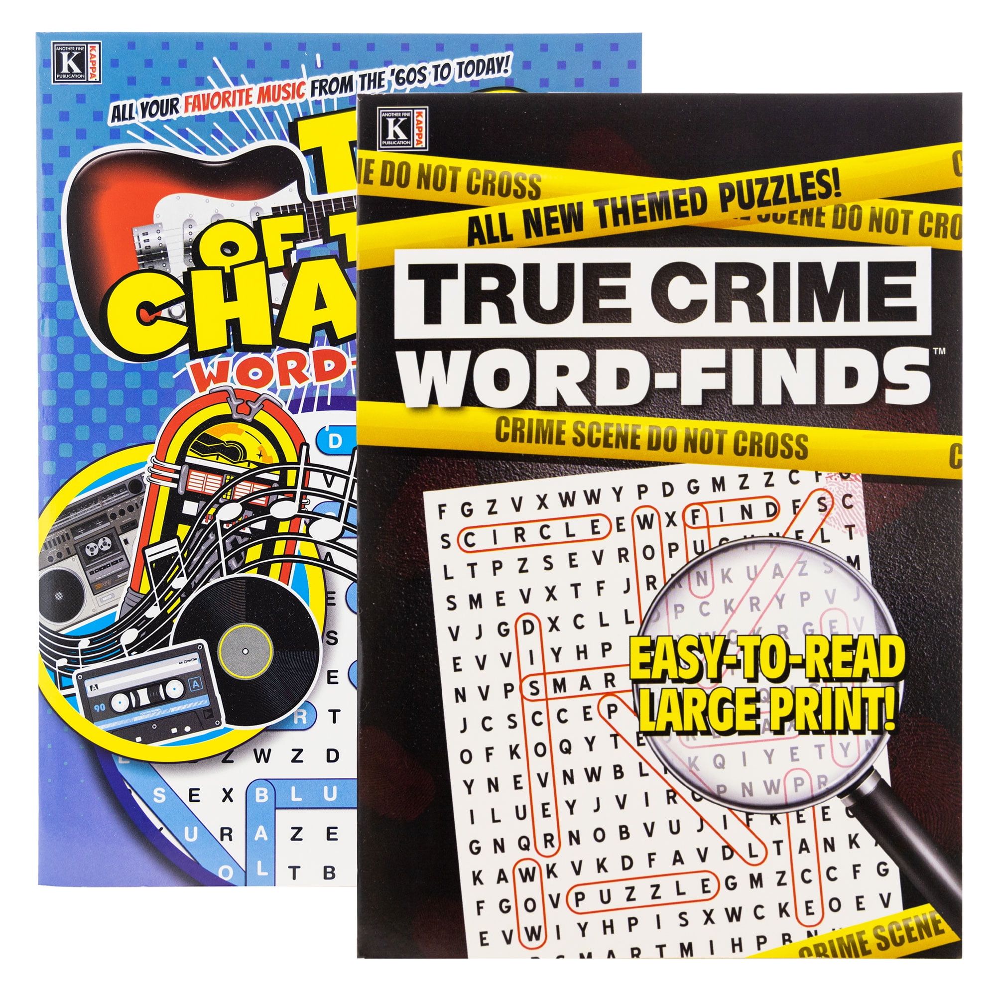 Kappa Themed Word Finds Puzzle Book 2 Titles, Word Search Activity ...