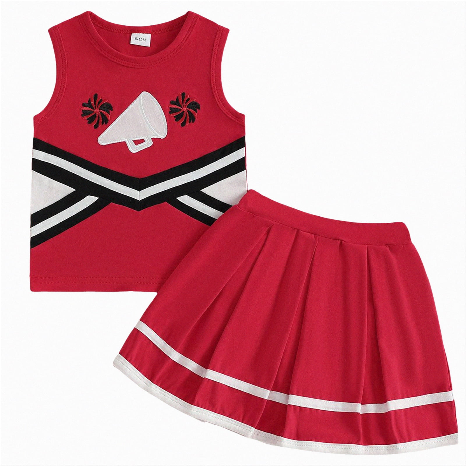 Kaprioy Cheer Outfits for Girls Toddler Baby Girl Cheerleader Outfit ...