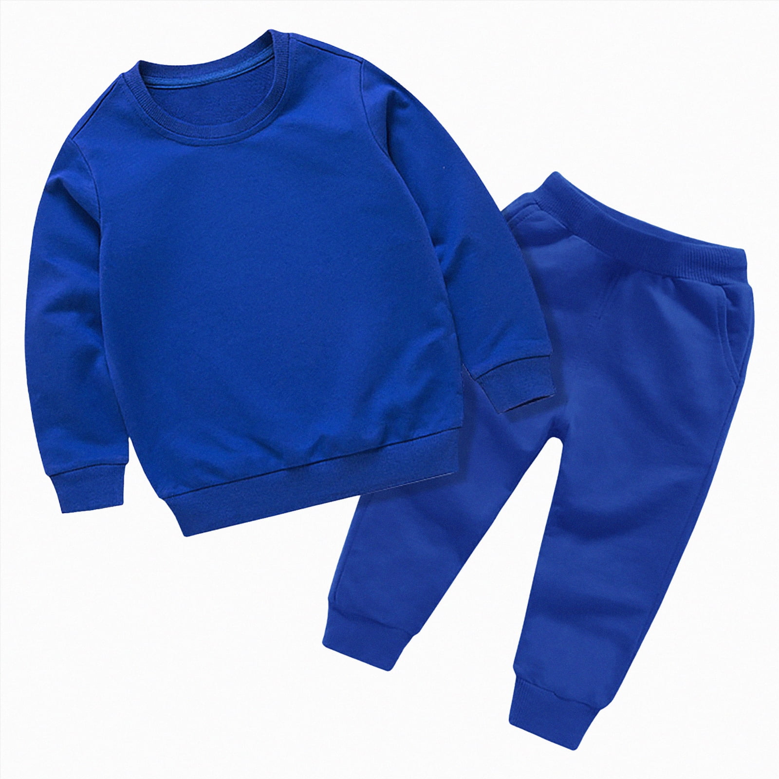 Kaprioy Long Sleeve Newborn Boy Clothes Casual Cotton Solid Sweat Suit ...