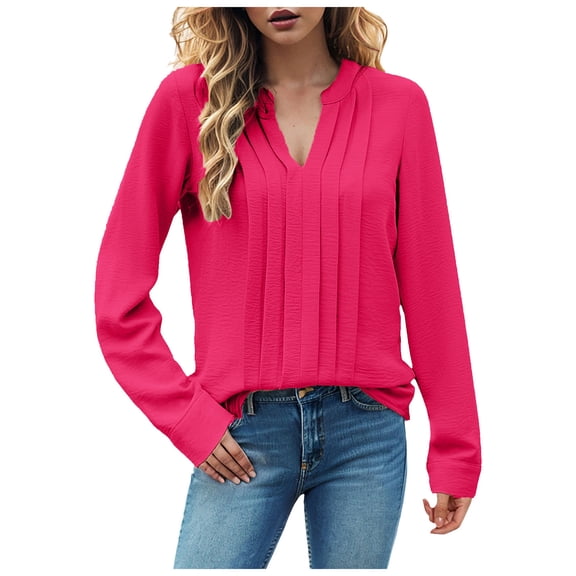 DAFPZW Womens Business Casual Blouses Dressy Work Tops Fall Fashion ...
