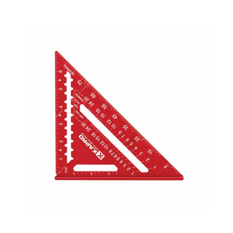 Kapro 446-7 7" High Definition Anodized Rafter Square Ruler - Walmart.com