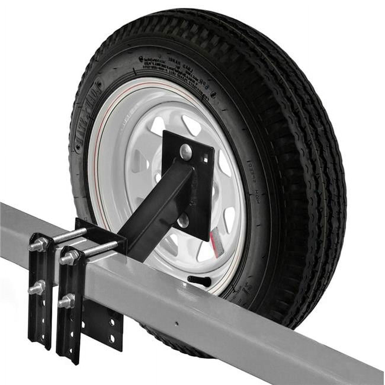 Biltek Spare Tire Carrier for Boat and Utility Trailer Spare Tire Mount ...