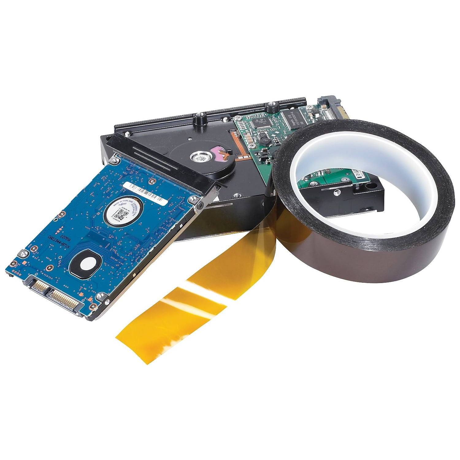 Kapton® Sealing Tape, 3" Core, 1.5" x 108', 1 mil, Amber - Walmart.com