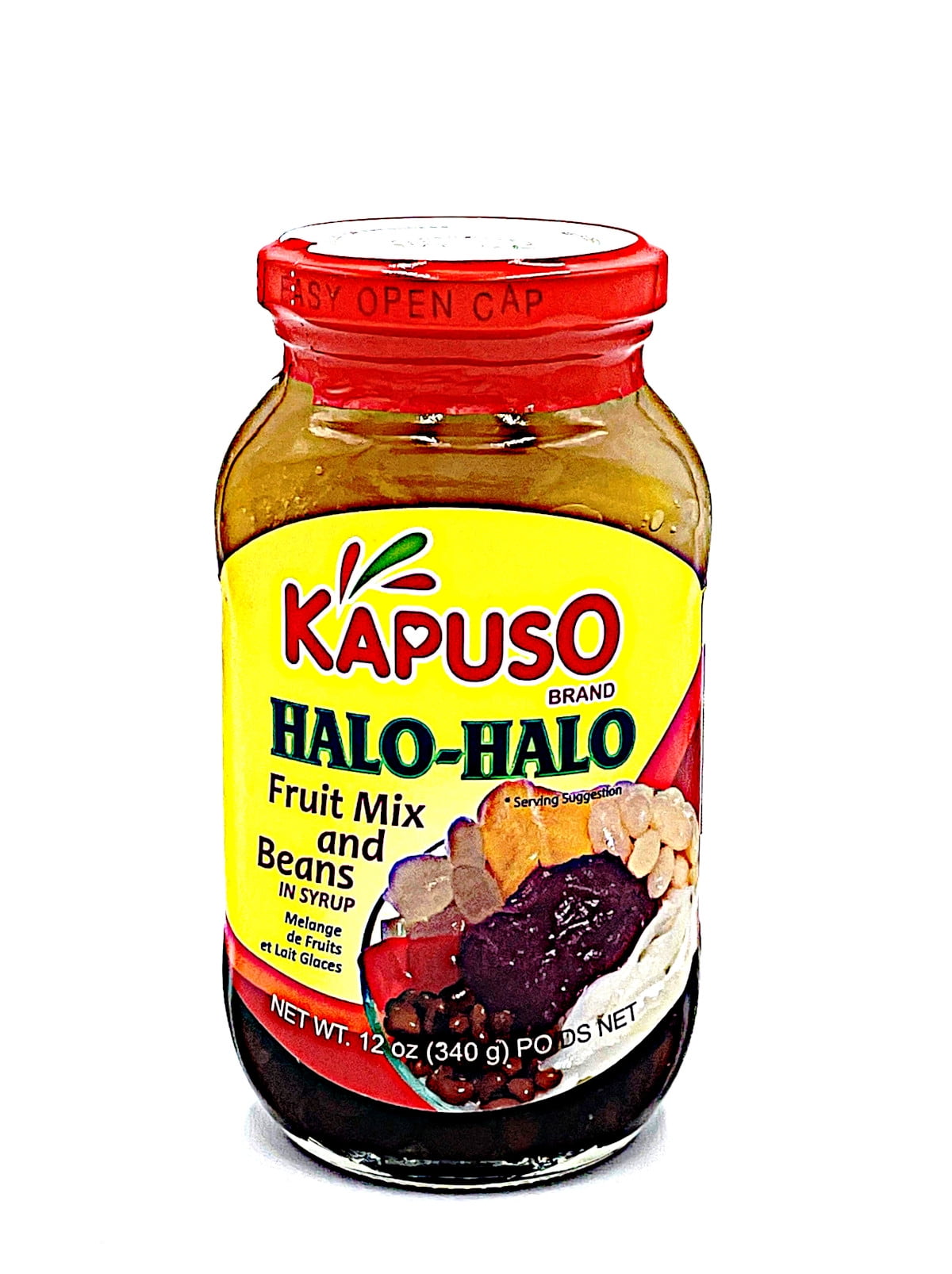 Kapuso Halo-Halo Fruit Mix and Beans in Syrup, 12 oz - Walmart.com
