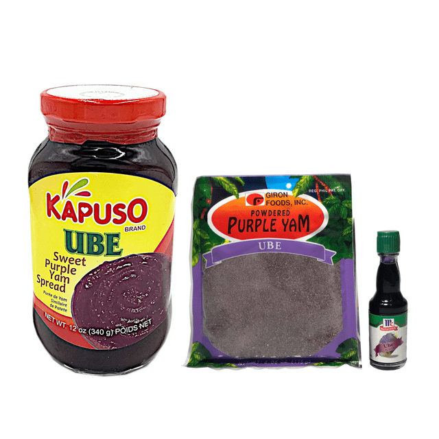 Kapuso Ube Jam, Giron Powdered Ube and McCormick Ube Flavoring ...