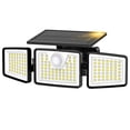 Kapwan Solar Motion Sensor Security Lights, Outdoor Waterproof, 156 LED ...