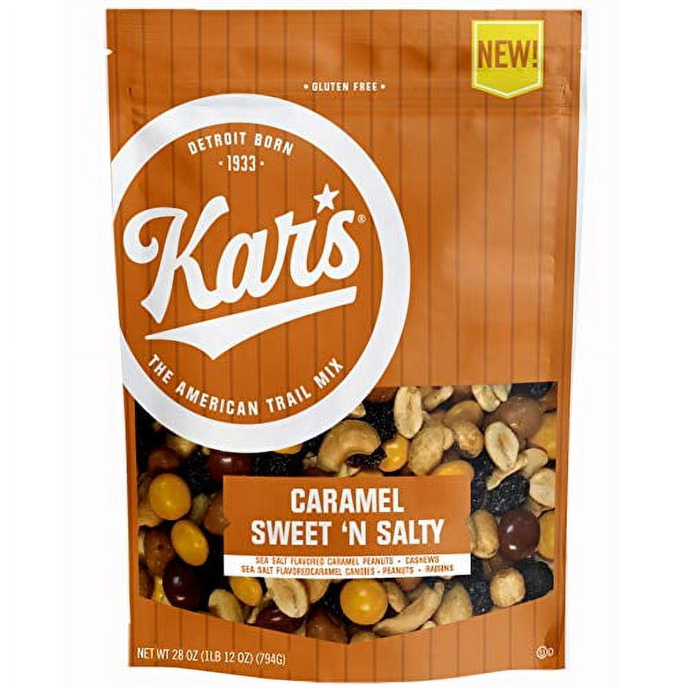 Kars Nuts Caramel Sweet N Salty Trail Mix Snacks Bulk Pouch, 28 Oz - Walmart.com
