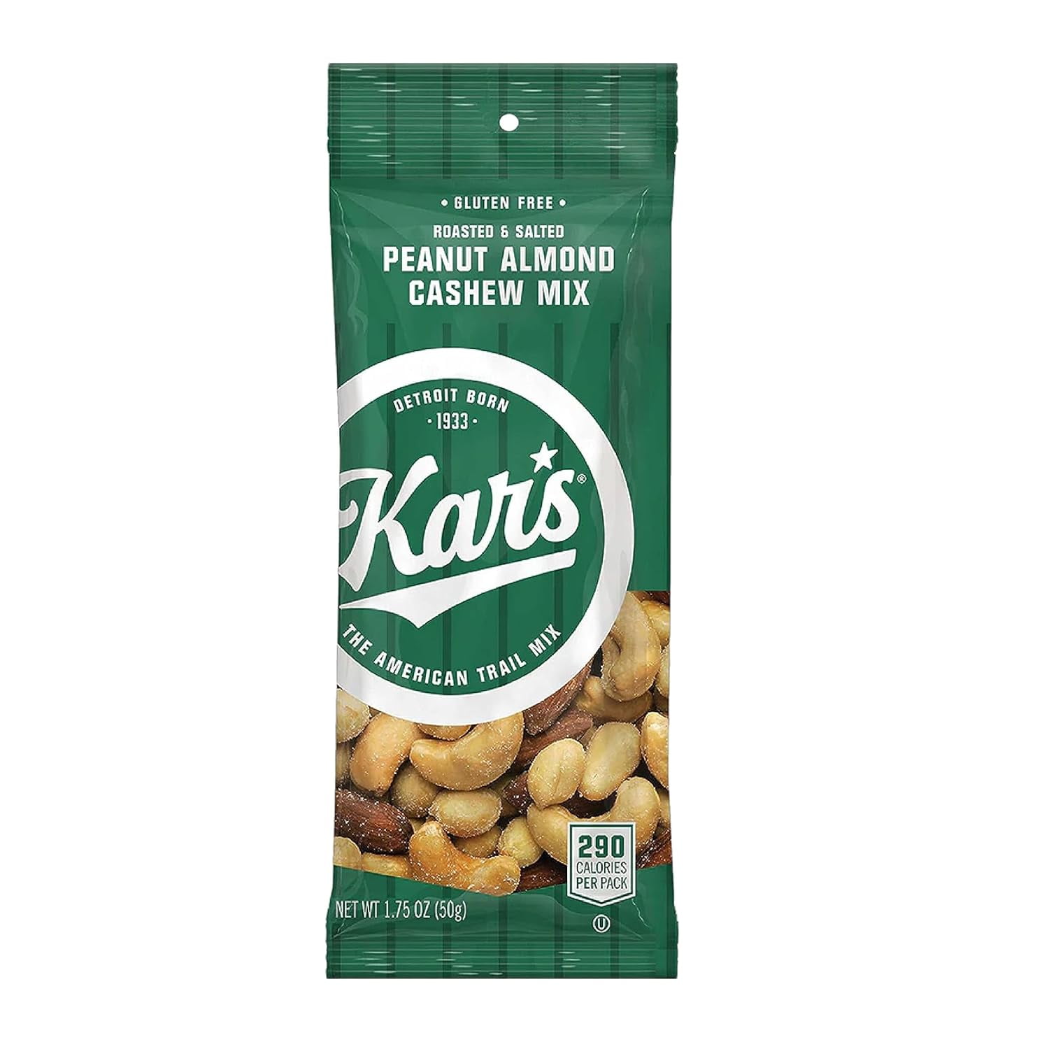 Kar’S Nuts Peanut Almond Cashew Mixed Nuts, 1.75 Oz Individual Snack ...
