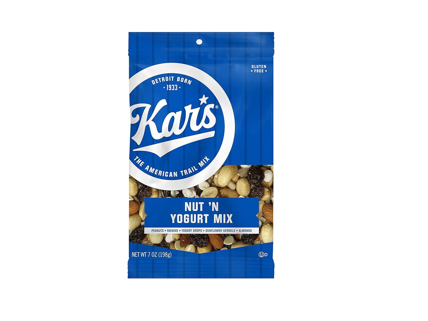 Kar’s Nut 'N Yogurt Trail Mix, 7 oz Snack Mix – Bulk Pack of 12, Gluten ...
