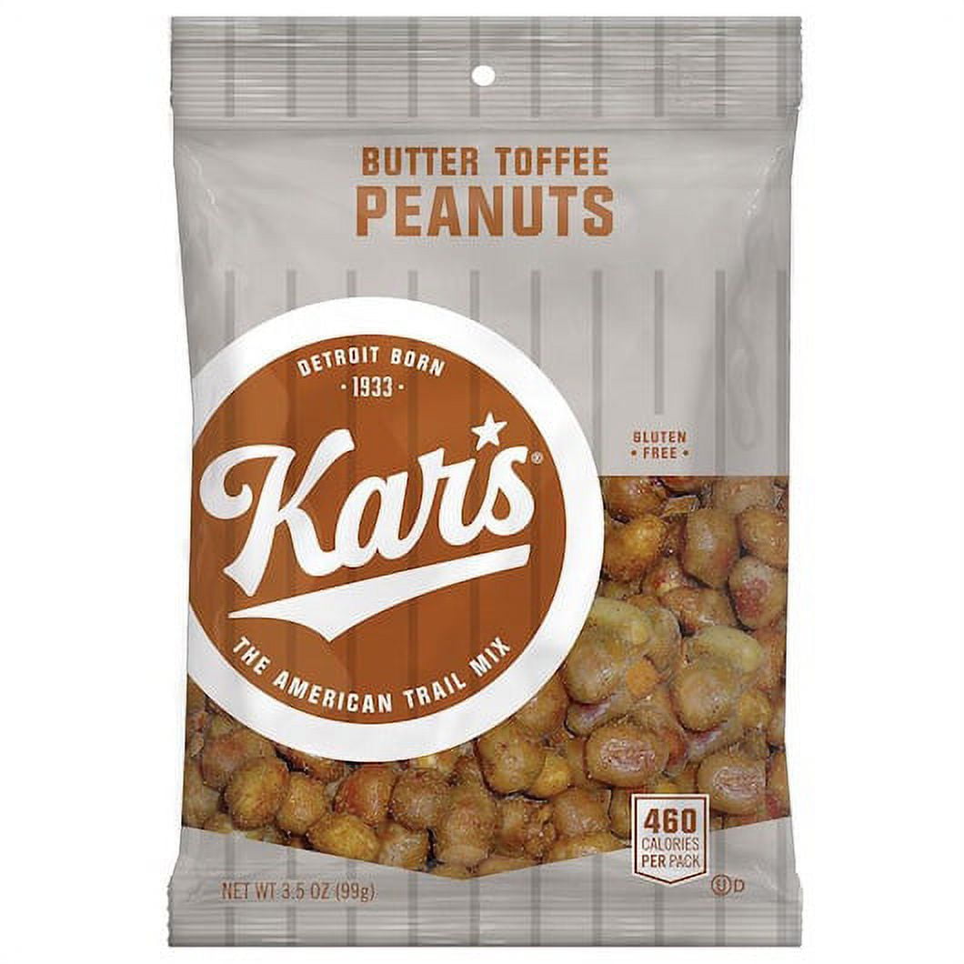 Kar's Nuts Butter Toffee Peanuts, 3.5 Ounces, 42 per case - Walmart.com