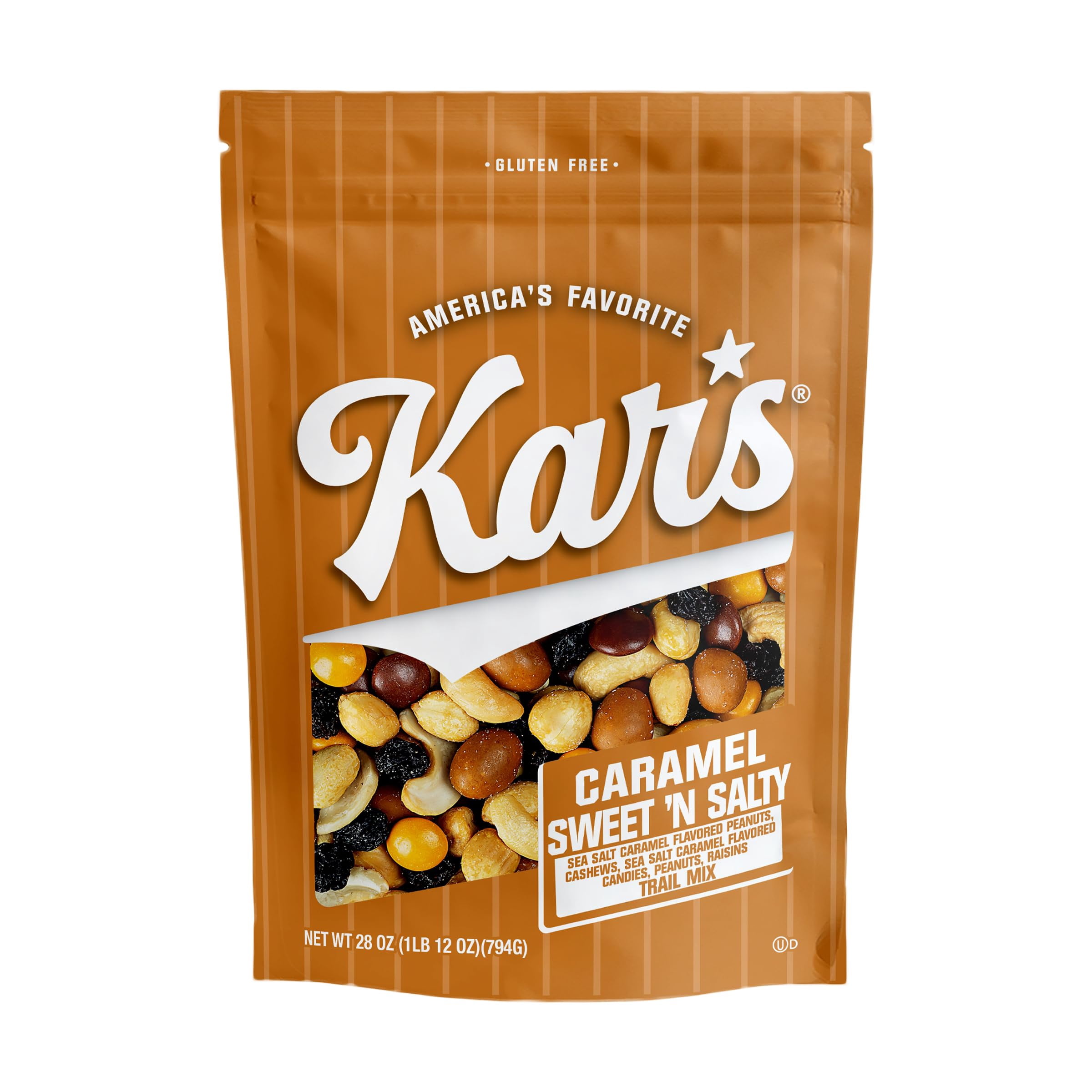 Kar’s Nuts Caramel Sweet ‘N MDA05 Salty Trail Mix, 28 oz - Resealable ...