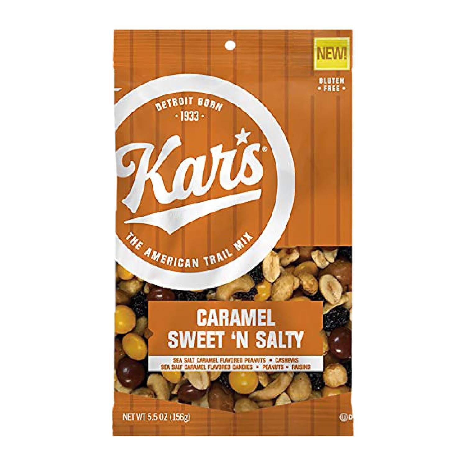 Kar’s Nuts Caramel Sweet ‘N Salty Trail Mix – 5.5 oz Snack Packs, Pack of 12 - Snacks for Adults ...