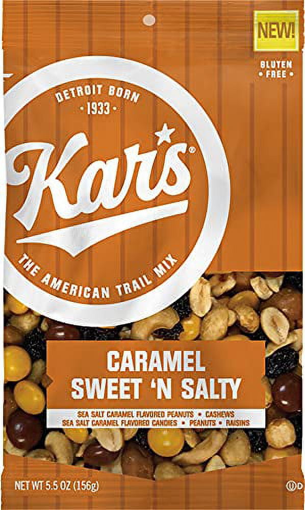 Kar's Nuts Caramel Sweet 'N Salty Trail Mix 5.5oz Bag (Pack of 12) - Walmart.com
